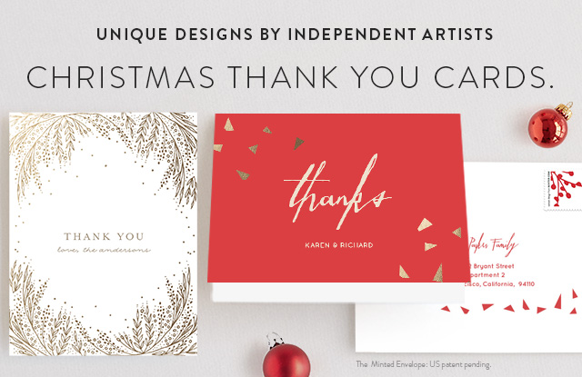 Christmas Thank You Cards | Minted