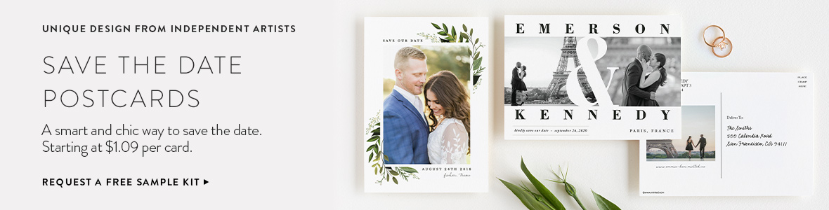 Custom Save Date Postcards