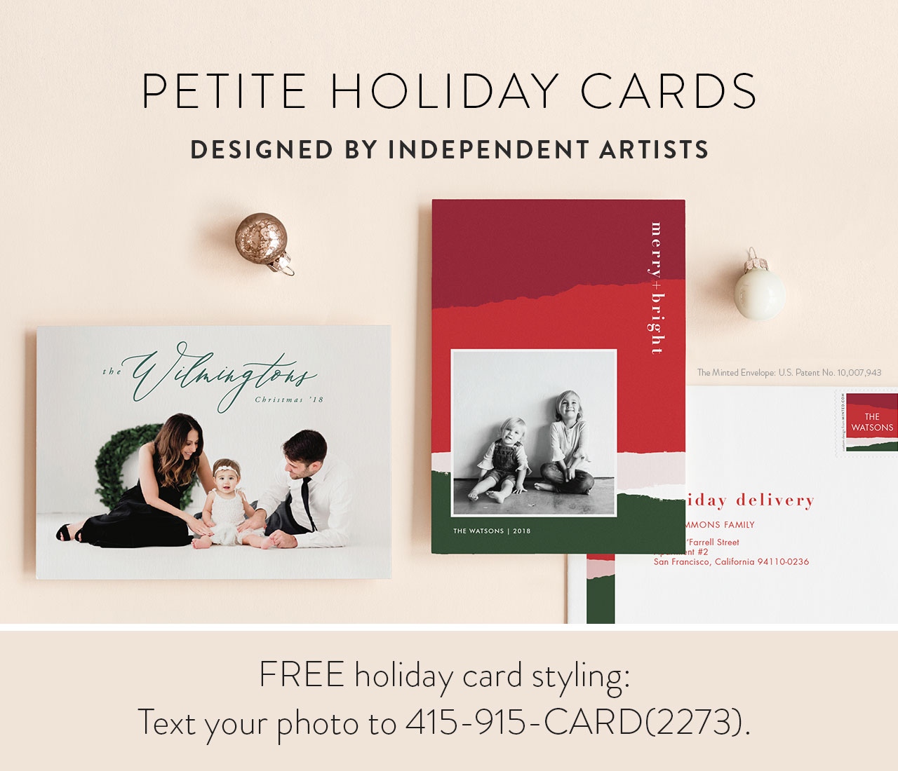 Petite Holiday Cards | Minted