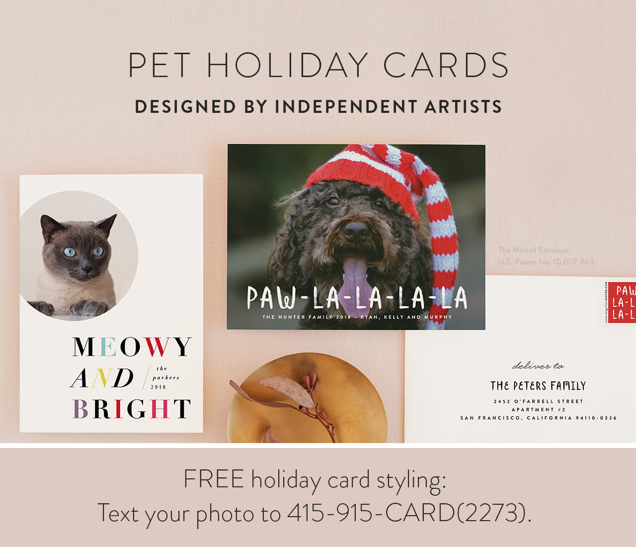 Pet Holiday Cards Minted