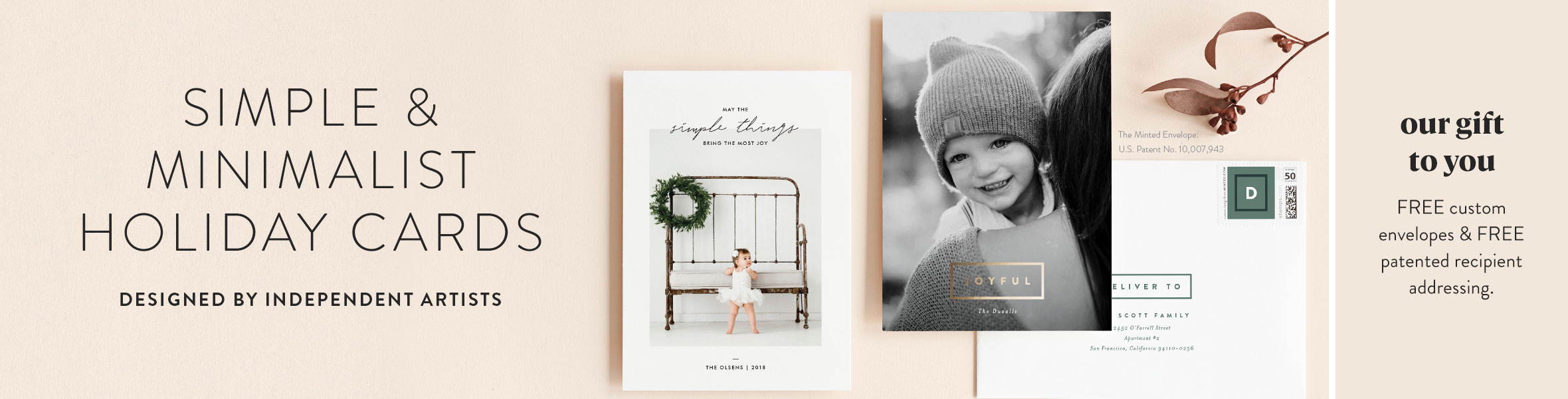 Simple Christmas Cards | Minted