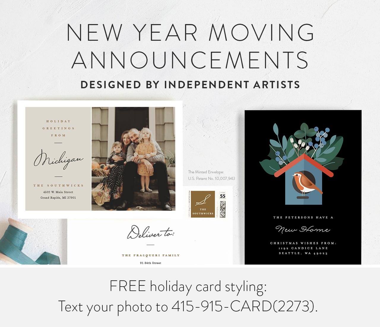 Holiday Moving Announcements | Minted