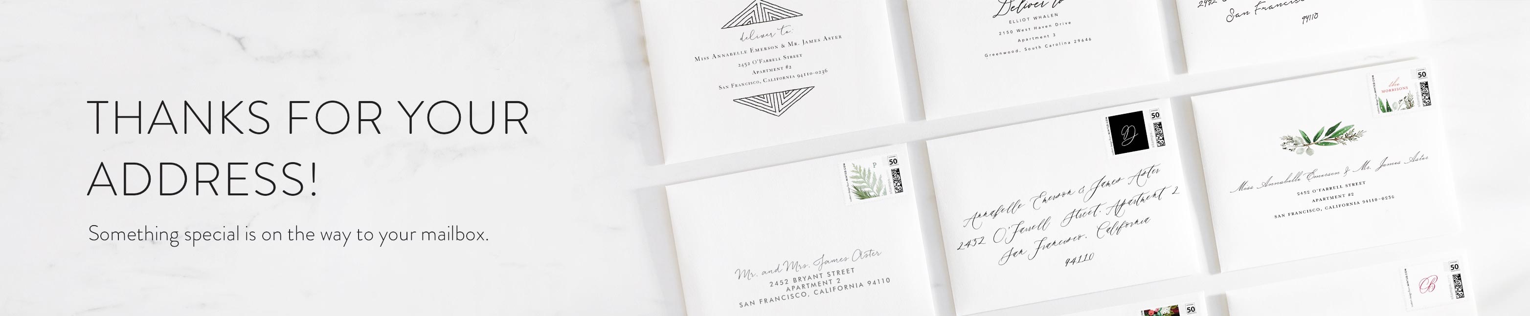 Address Collection Confirmation | Minted
