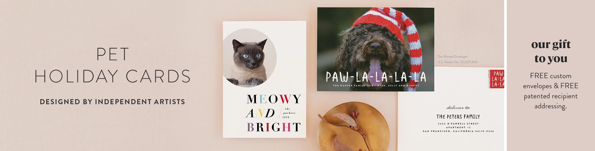 Pet Holiday Cards | Minted