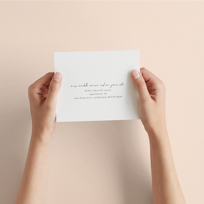 mod All-in-One Wedding Invitations by Nicoletta Savod | Minted