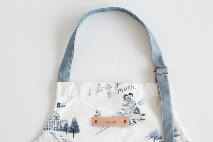 Texas Modern Toile Apron by Surface Love | Minted