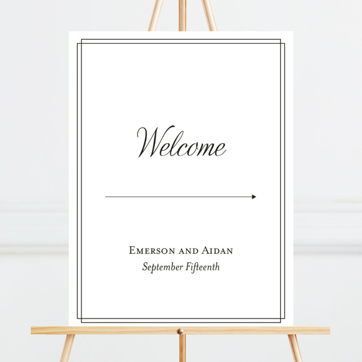 Chic Gala Large Custom Signs by Kimberly FitzSimons | Minted