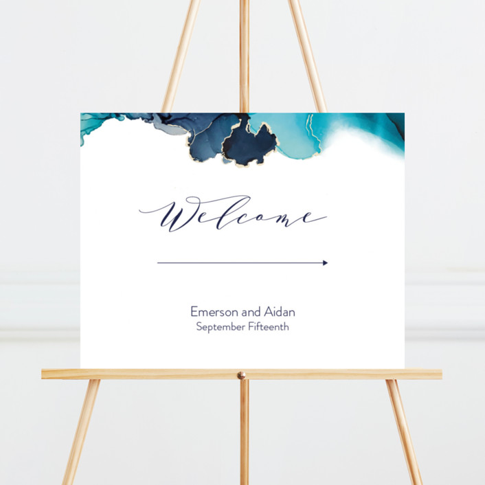 Modern Tide Pools Large Custom Signs by Erin Deegan | Minted