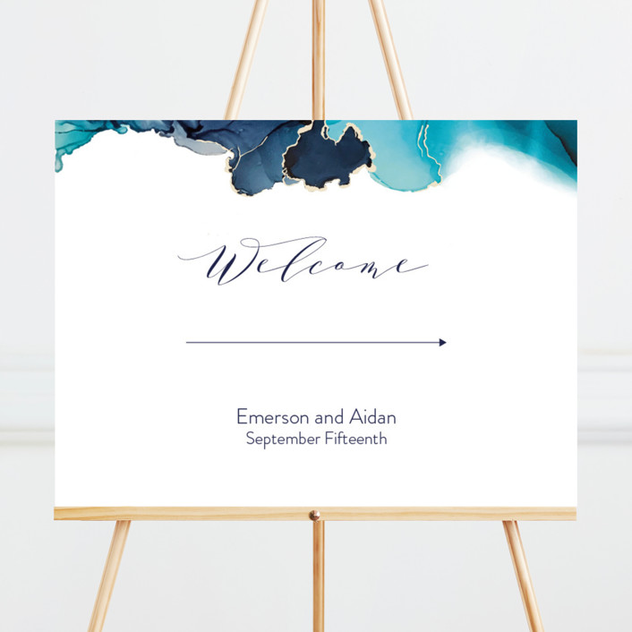 Modern Tide Pools Large Custom Signs by Erin Deegan | Minted