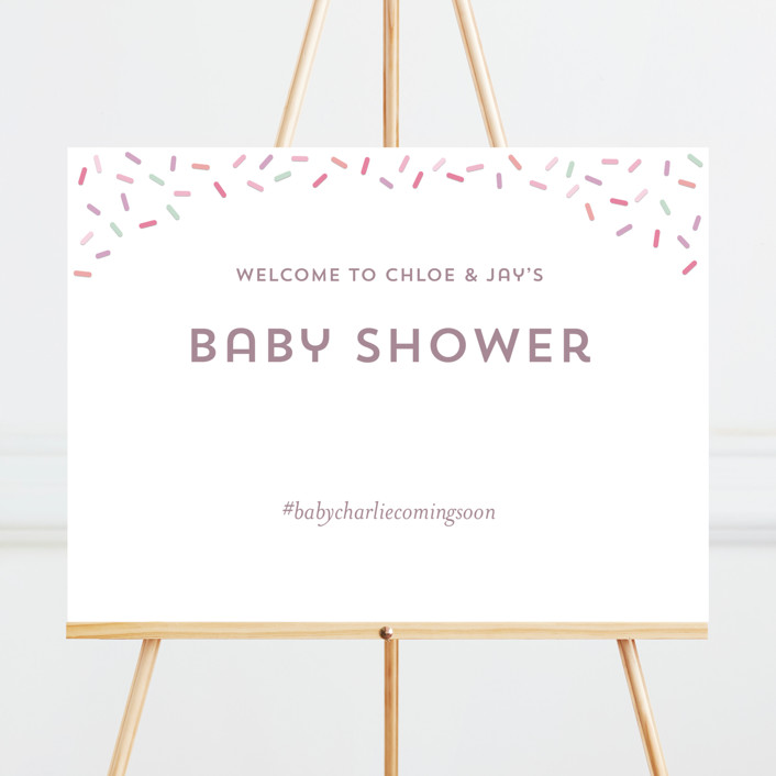 All Over Sprinkles Large Custom Signs by Hooray Creative | Minted