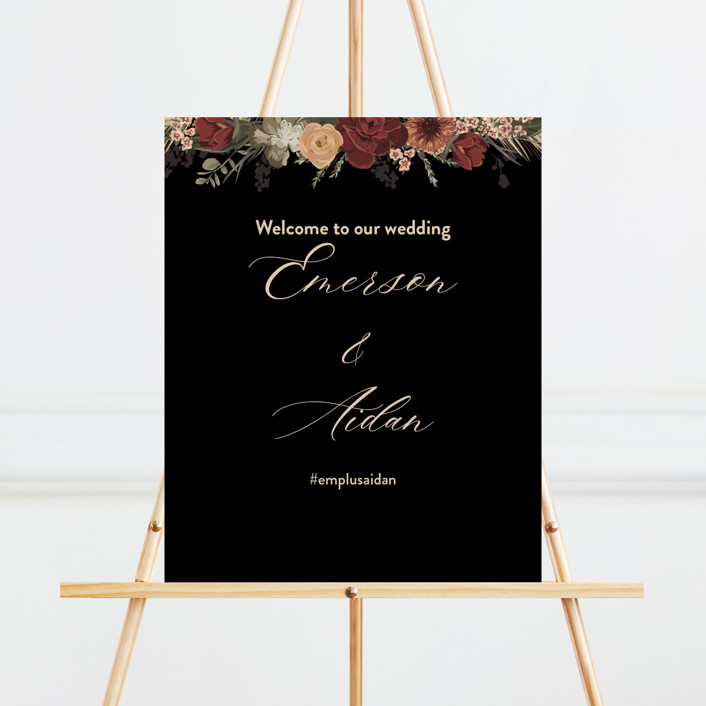 Botanical Edge Large Custom Signs by Susan Moyal | Minted