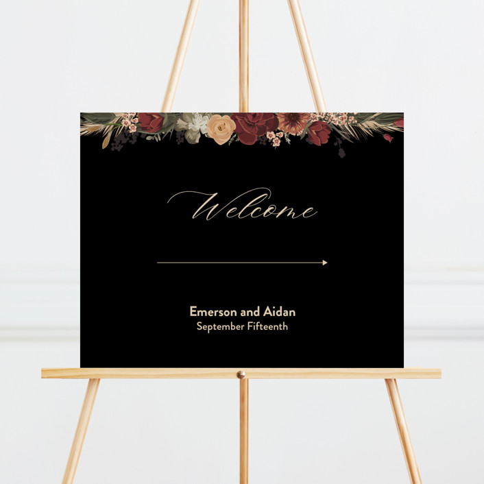 Botanical Edge Large Custom Signs by Susan Moyal | Minted