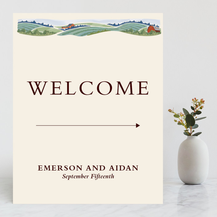 Farm and Field Large Custom Signs by Paper Sun Studio | Minted