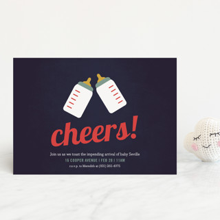 Cheers! Baby Shower Postcards by Picklelily | Minted