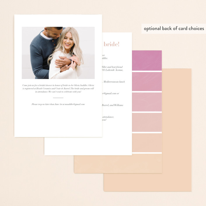 Gilded Gradient Foil-Pressed Bridal Shower Invitations by Cat Caudillo ...