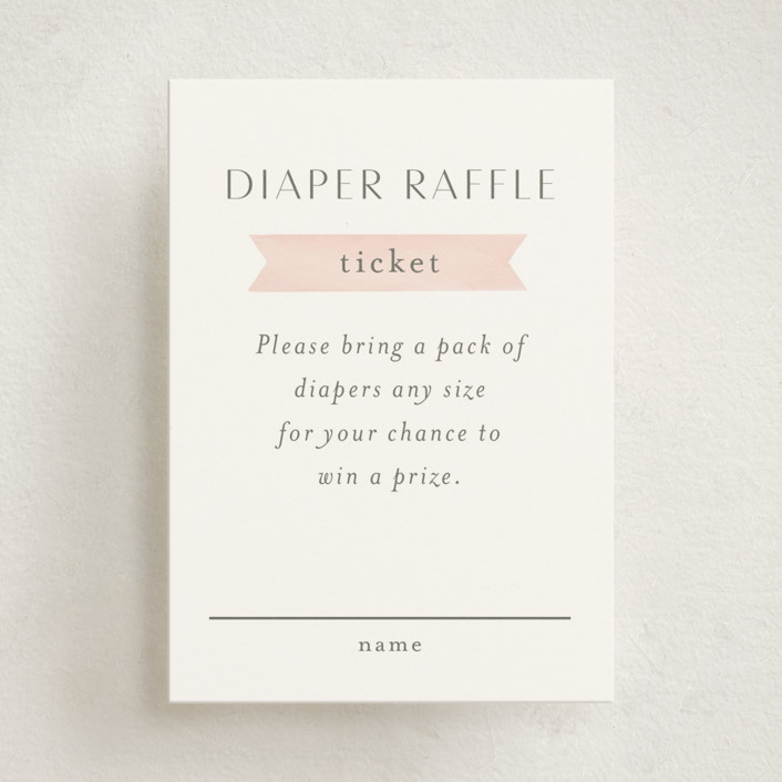 Pooh and Piglet Mini Baby Shower Insert Cards by Katherine Moynagh | Minted