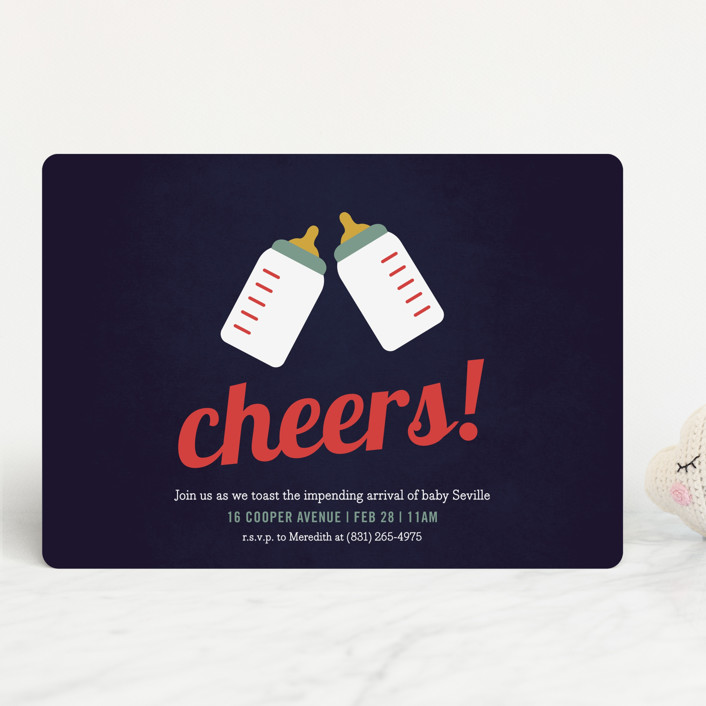 Cheers! Baby Shower Invitations by Picklelily | Minted