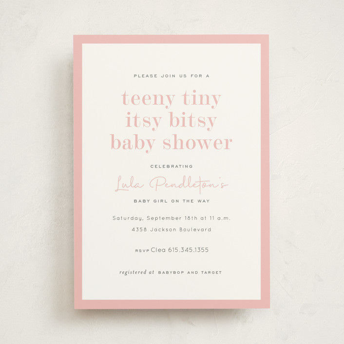 itsy Baby Shower Invitations by Sara Hicks Malone | Minted