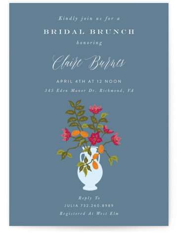 Fiesta Folk Art Bridal Shower Invitations by root beer float | Minted