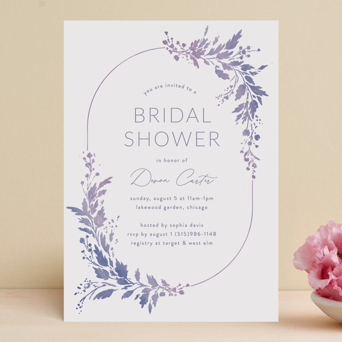 Phoebe Bridal Shower Invitations by Kate Ahn | Minted