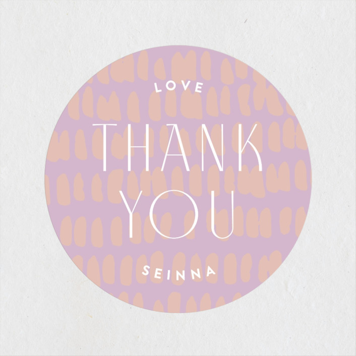 Sienna Bridal Shower Stickers by Kate Ahn | Minted