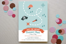Treasure Hunt Party Children's Birthday Party Onli... | Minted