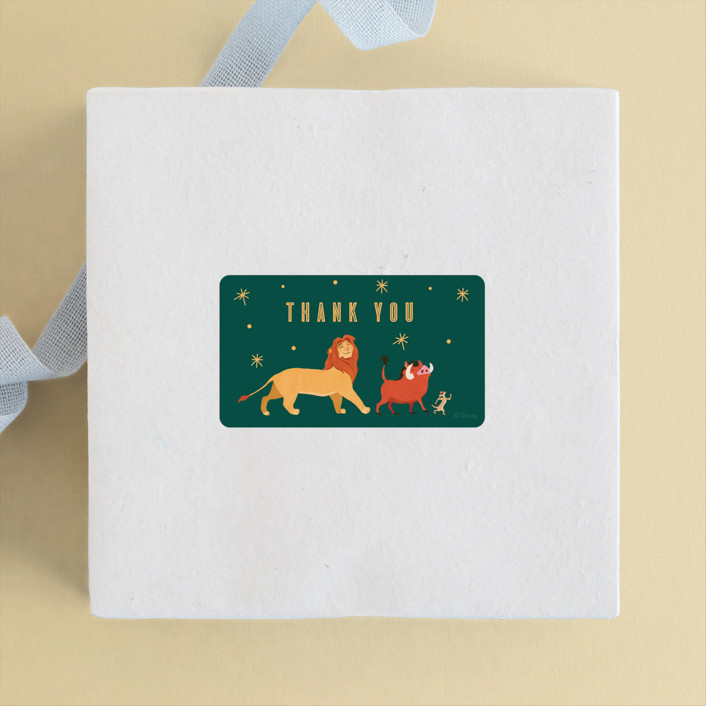 Disney's Lion King Hakuna Matata Children's Birthday Party Stickers by ...
