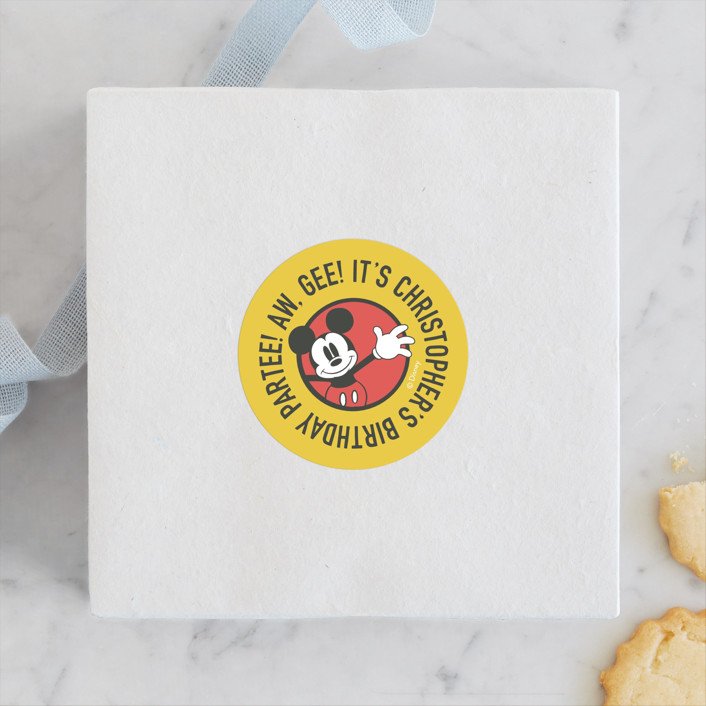 Disney Mickey Mouse Aw, Gee! Children's Birthday Party Stickers by ...