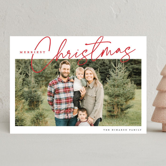Merry Minimalist Christmas Photo Cards by Kerry Doyle Minted