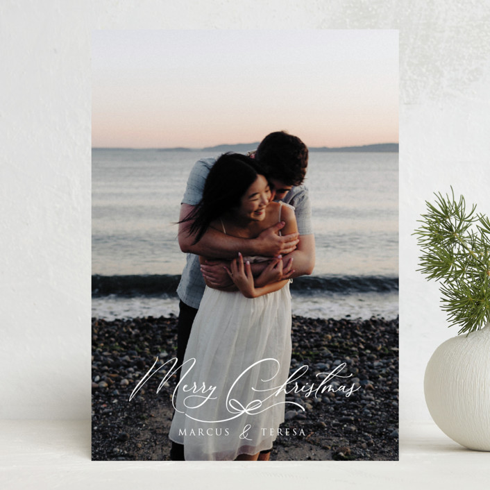 Tie and Tails Christmas Photo Cards by Paper Sun Studio | Minted