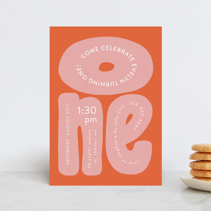 a big one Petite Children's Birthday Party Invitations by Jen Owens ...