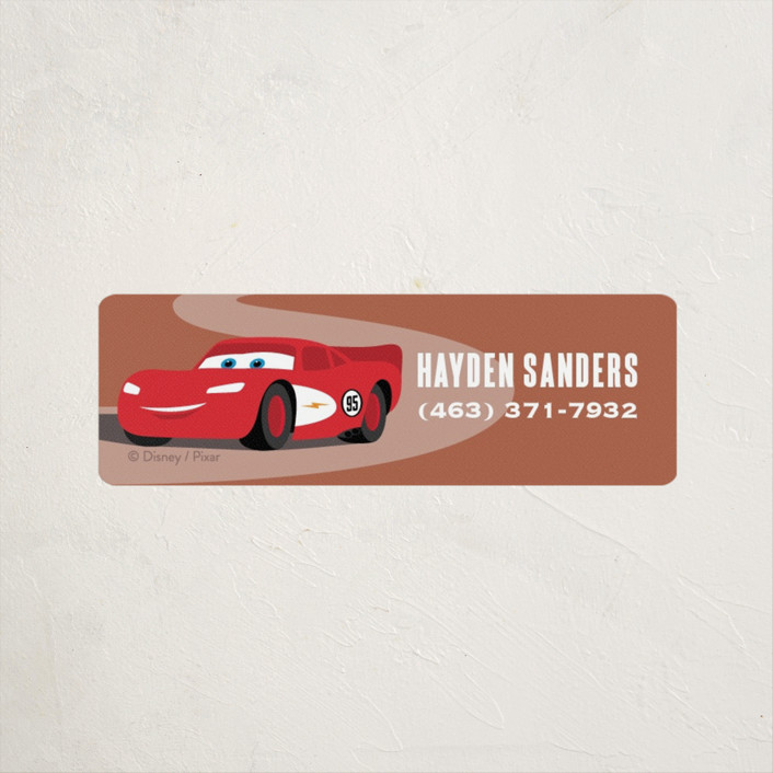 Lightning McQueen Route 66 from Disney and Pixar's Cars Custom Name ...