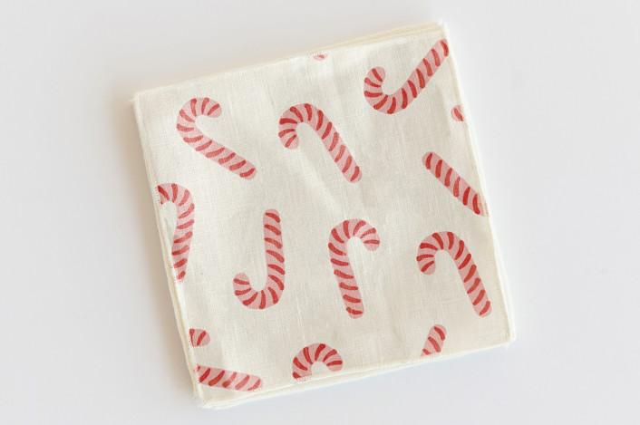 Assorted Candy Canes Cocktail Napkin Set by Hooray Creative | Minted