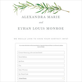 Digital Address Collection Cards | Minted