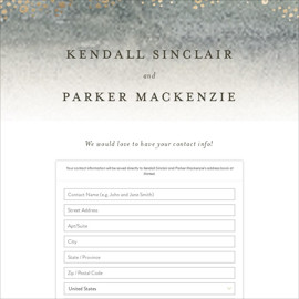 Digital Address Collection Cards | Minted