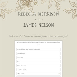Digital Address Collection Cards | Minted