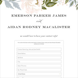Digital Address Collection Cards | Minted