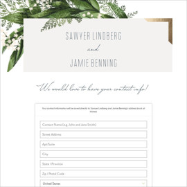 Digital Address Collection Cards | Minted