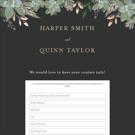 Digital Address Collection Cards | Minted