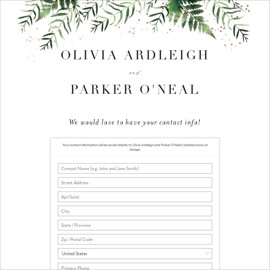Digital Address Collection Cards | Minted