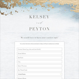 Digital Address Collection Cards | Minted