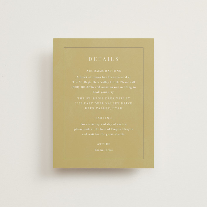 Aspen Direction Cards by Robert and Stella | Minted