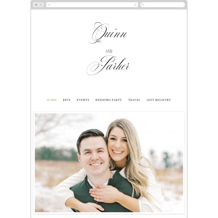 Alignment Wedding Website by Jackie Crawford | Minted