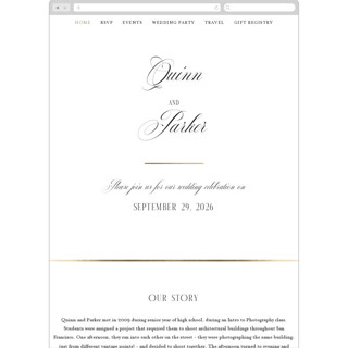 Page 3 - FREE Wedding Website Builder with Online RSVP | Minted