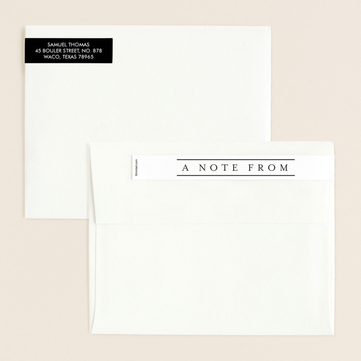 Gold Bars Foil-Pressed Stationery by Fig and Cotton | Minted