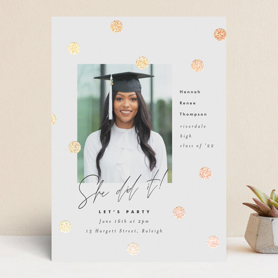 Graduation Announcement High School Graduation Graduation Party ...