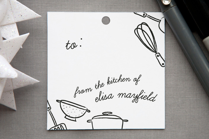 Kitchen Tools Gift Tags by Heritage and Joy | Minted