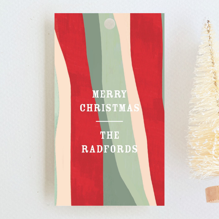 holiday wave Gift Tags by Baumbirdy | Minted