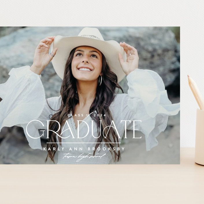Class Picture Grand Graduation Announcements by Erin L. Wilson | Minted