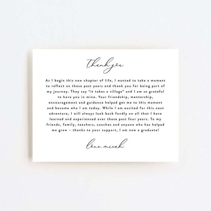 Glisten Graduation Insert Cards by Phrosné | Minted
